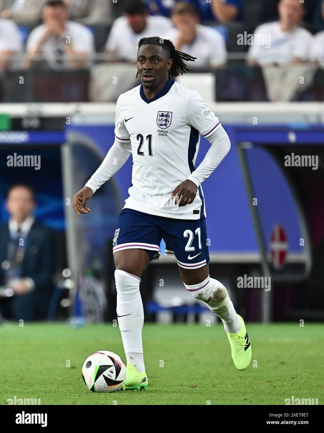FRANKFURT AM MAIN, GERMANY - JUNE 20: Eberechi Eze during the UEFA EURO ...