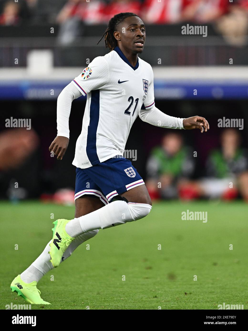 FRANKFURT AM MAIN, GERMANY - JUNE 20: Eberechi Eze during the UEFA EURO ...