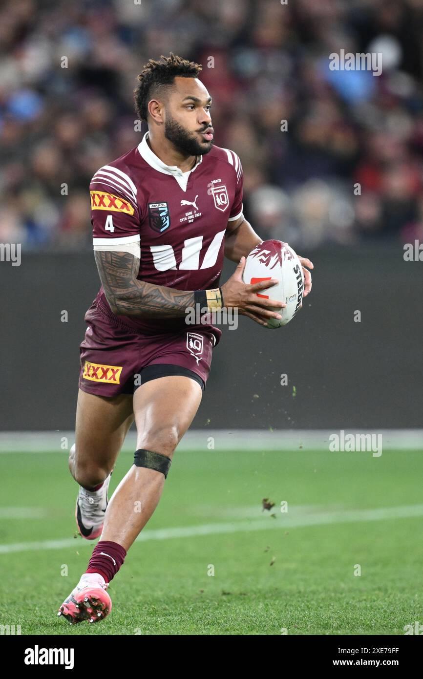 Melbourne, Australia. 26th June, 2024. Hamiso Tabuai-Fidow of the ...
