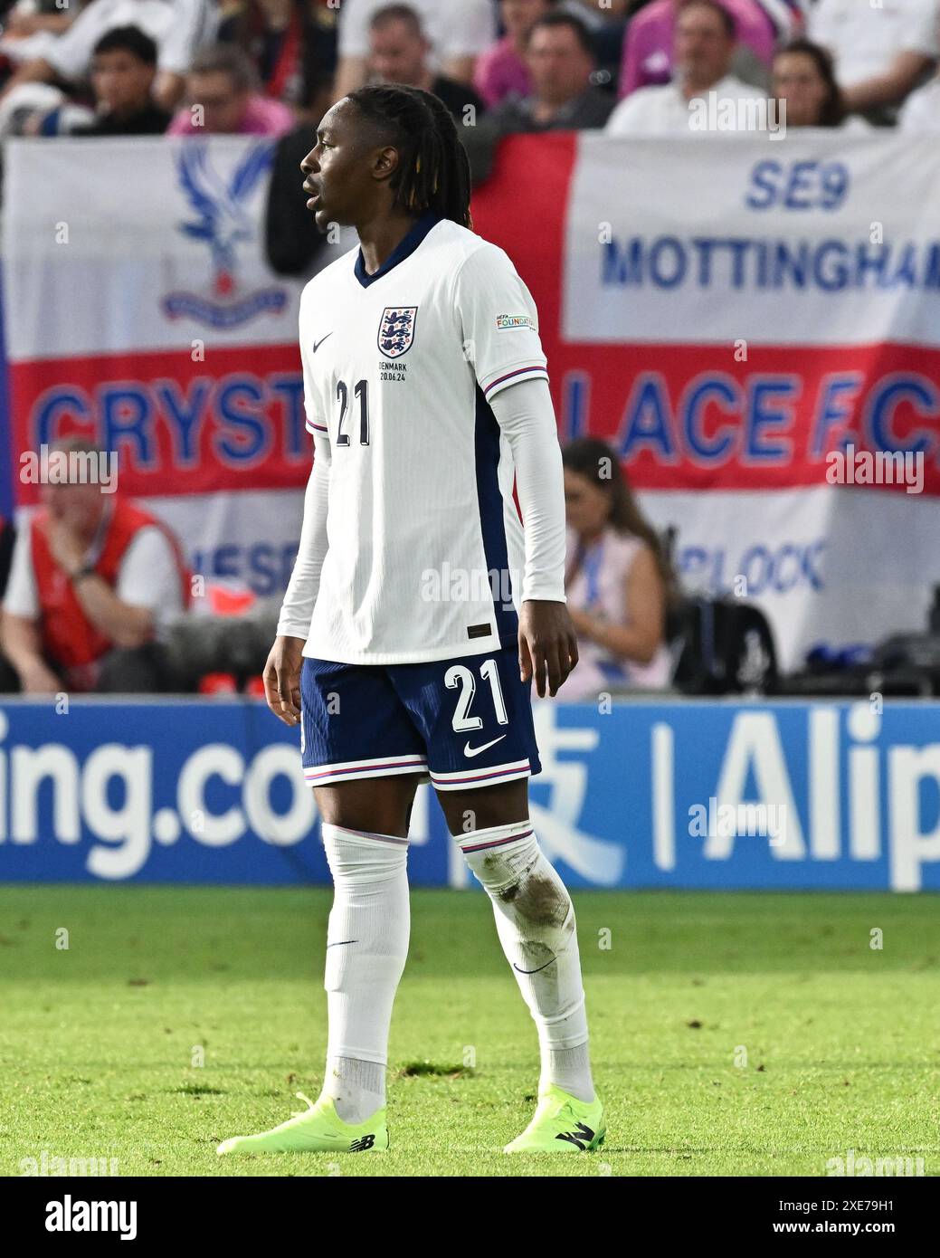 FRANKFURT AM MAIN, GERMANY - JUNE 20: Eberechi Eze during the UEFA EURO ...
