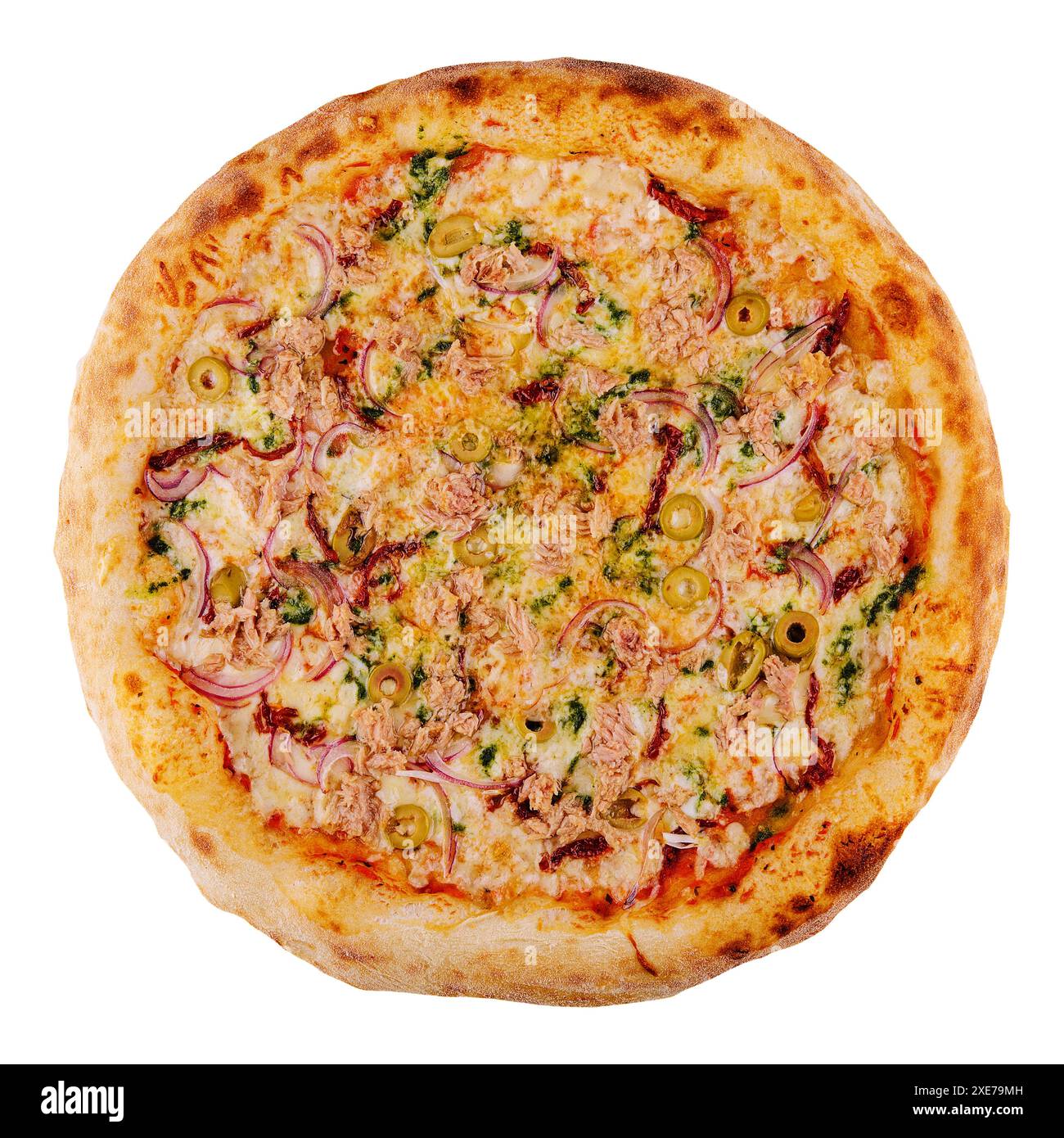 Homemade seafood pizza fresh Cut Out Stock Images & Pictures - Alamy