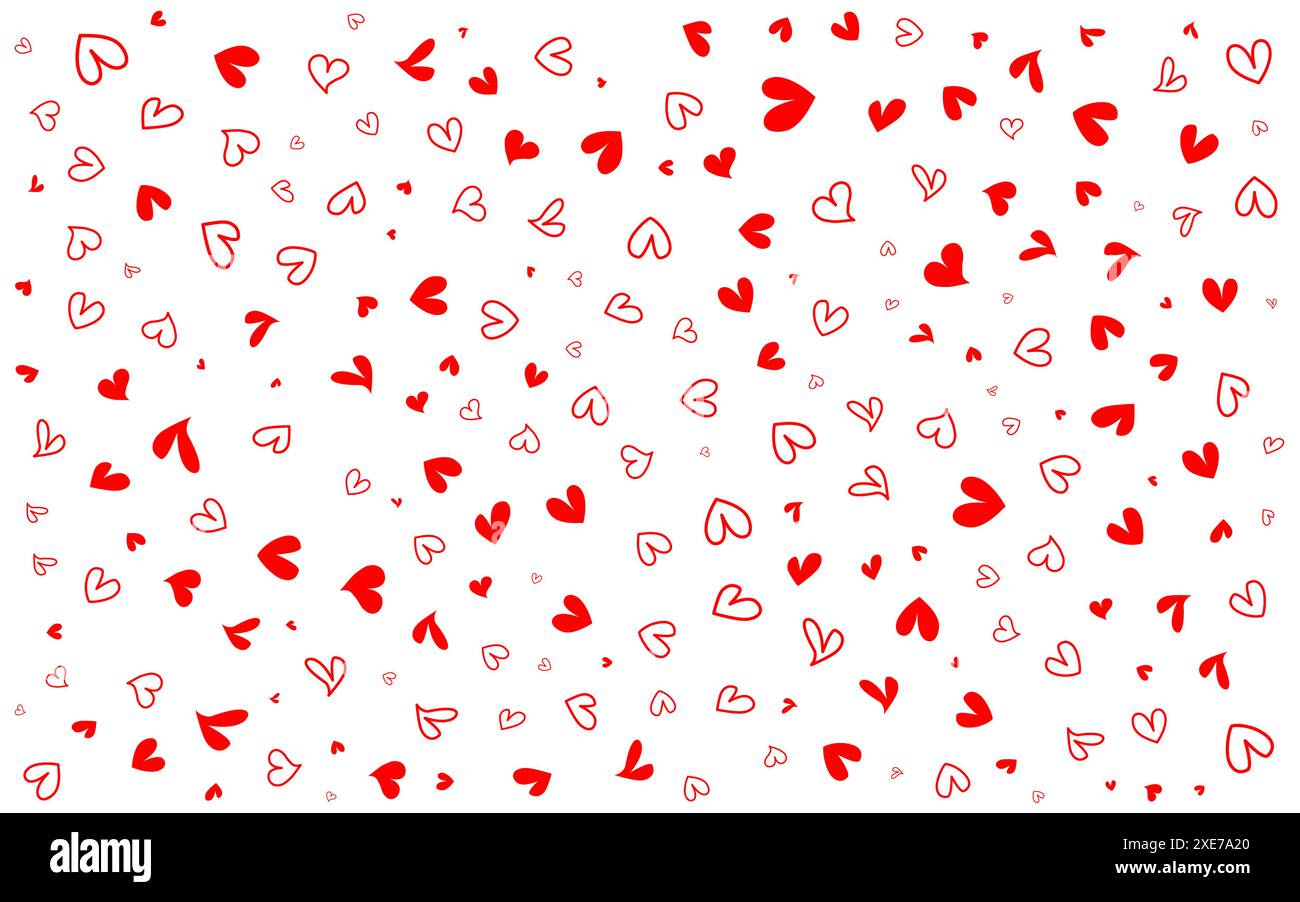 Heart pattern vector Stock Vector Images - Alamy