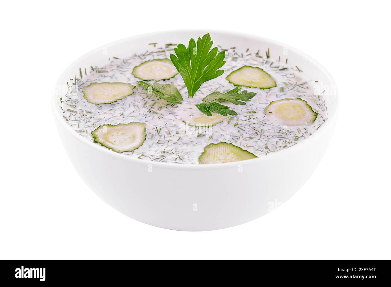 Food traditional cold soup Cut Out Stock Images & Pictures - Alamy