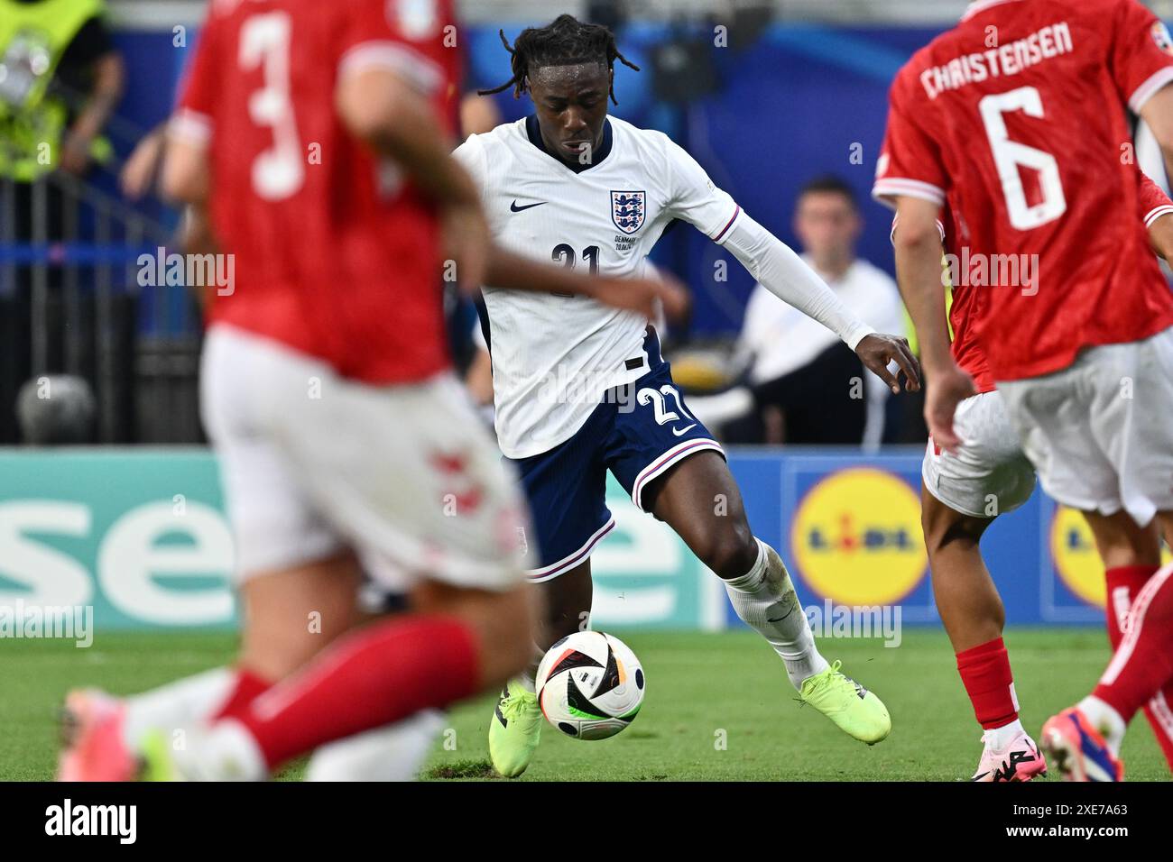 FRANKFURT AM MAIN, GERMANY - JUNE 20: Eberechi Eze during the UEFA EURO ...