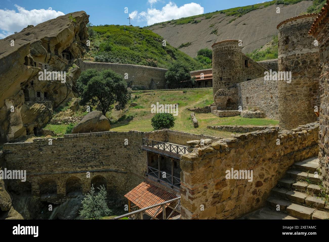 Udabno, Georgia - June 20, 2024: David Gareji is a Georgian Orthodox ...