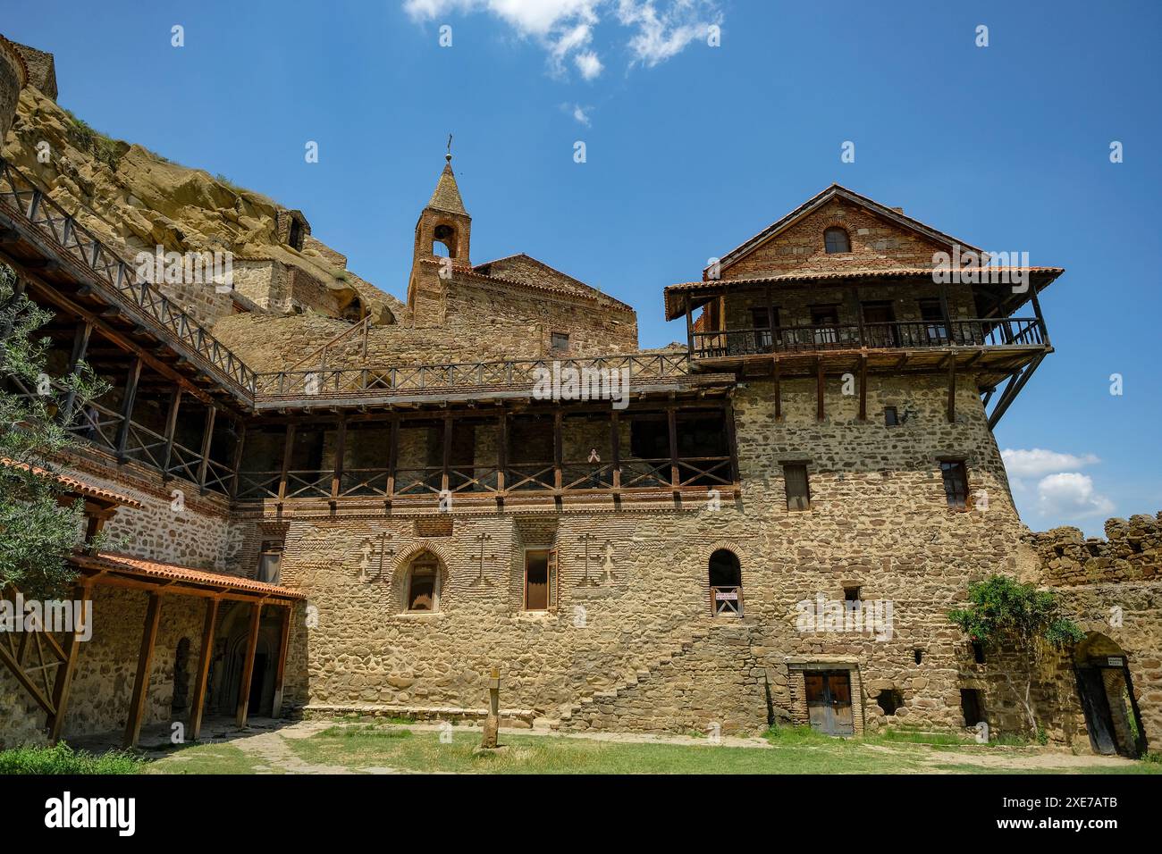 Udabno, Georgia - June 20, 2024: David Gareji is a Georgian Orthodox ...