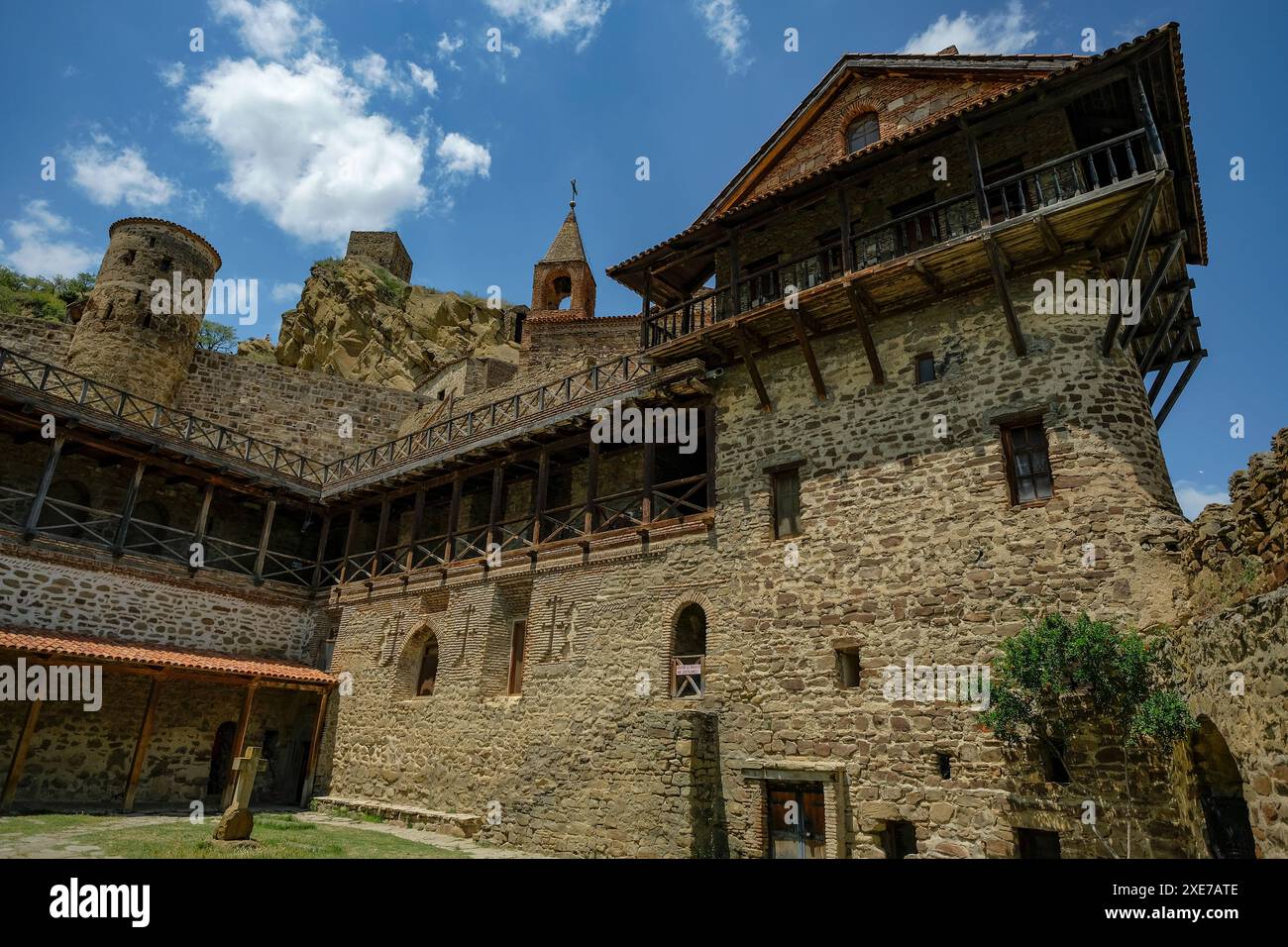 Udabno, Georgia - June 20, 2024: David Gareji is a Georgian Orthodox ...