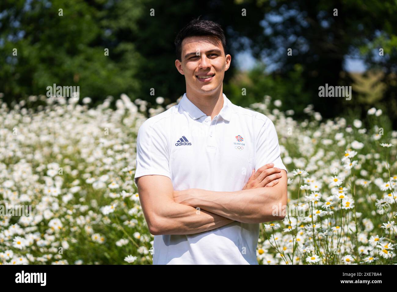 Team GB's Joe Choong during the Team GB Paris 2024 Modern Pentathlon ...