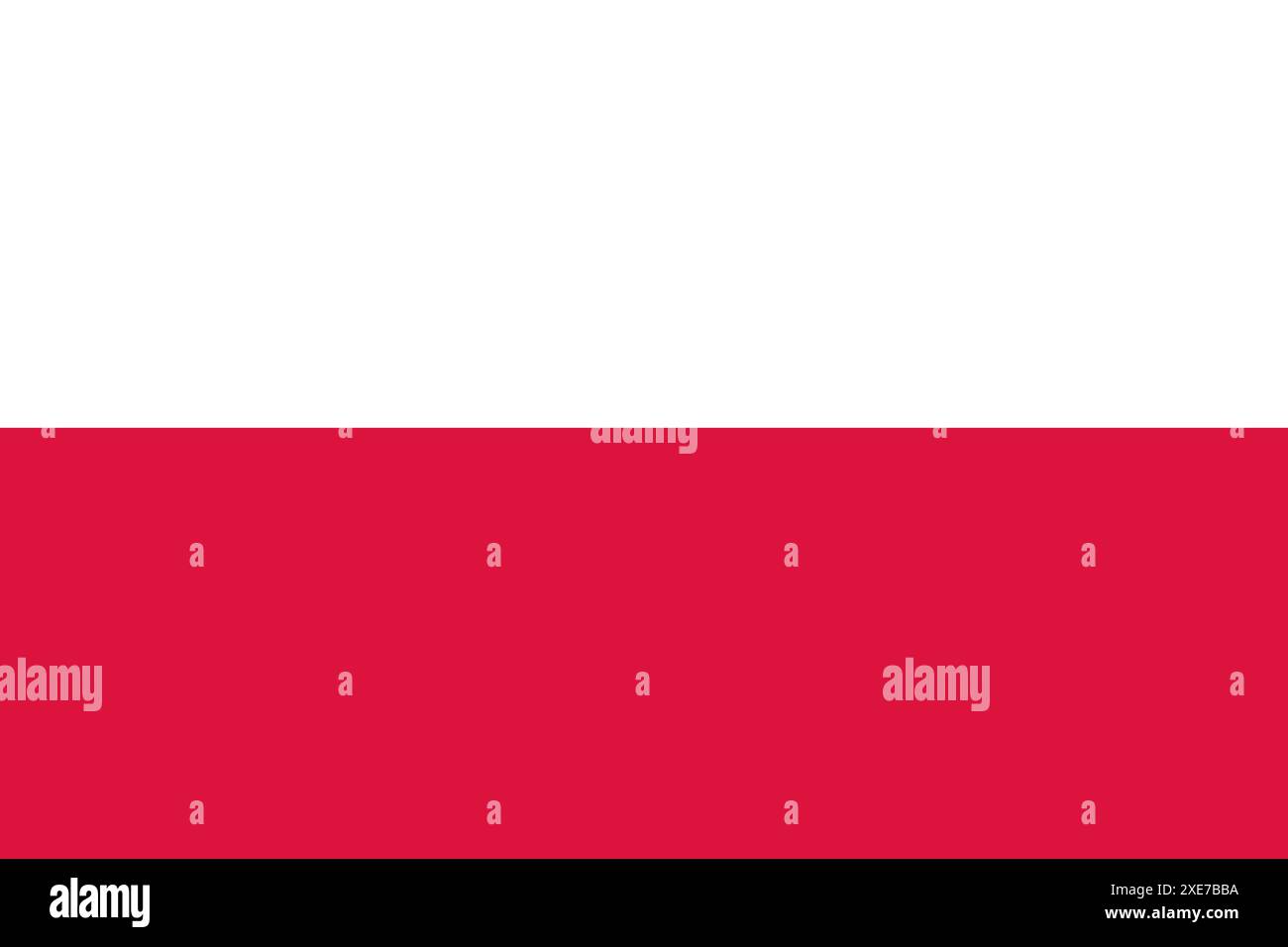 Flag of Poland. Polish flag. White and red Polish national flag ...
