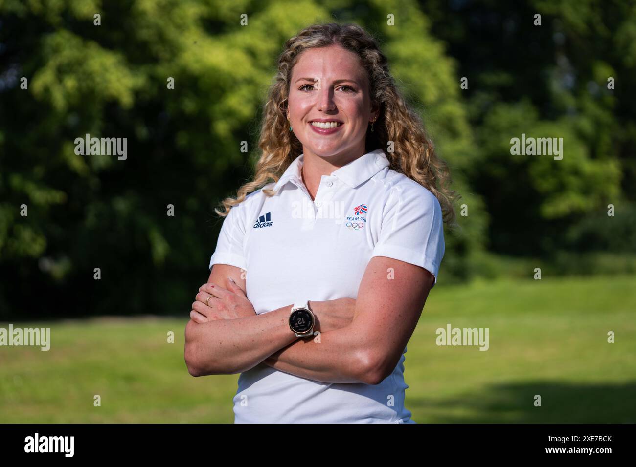 Team GB's Kerenza Bryson during the Team GB Paris 2024 Modern ...
