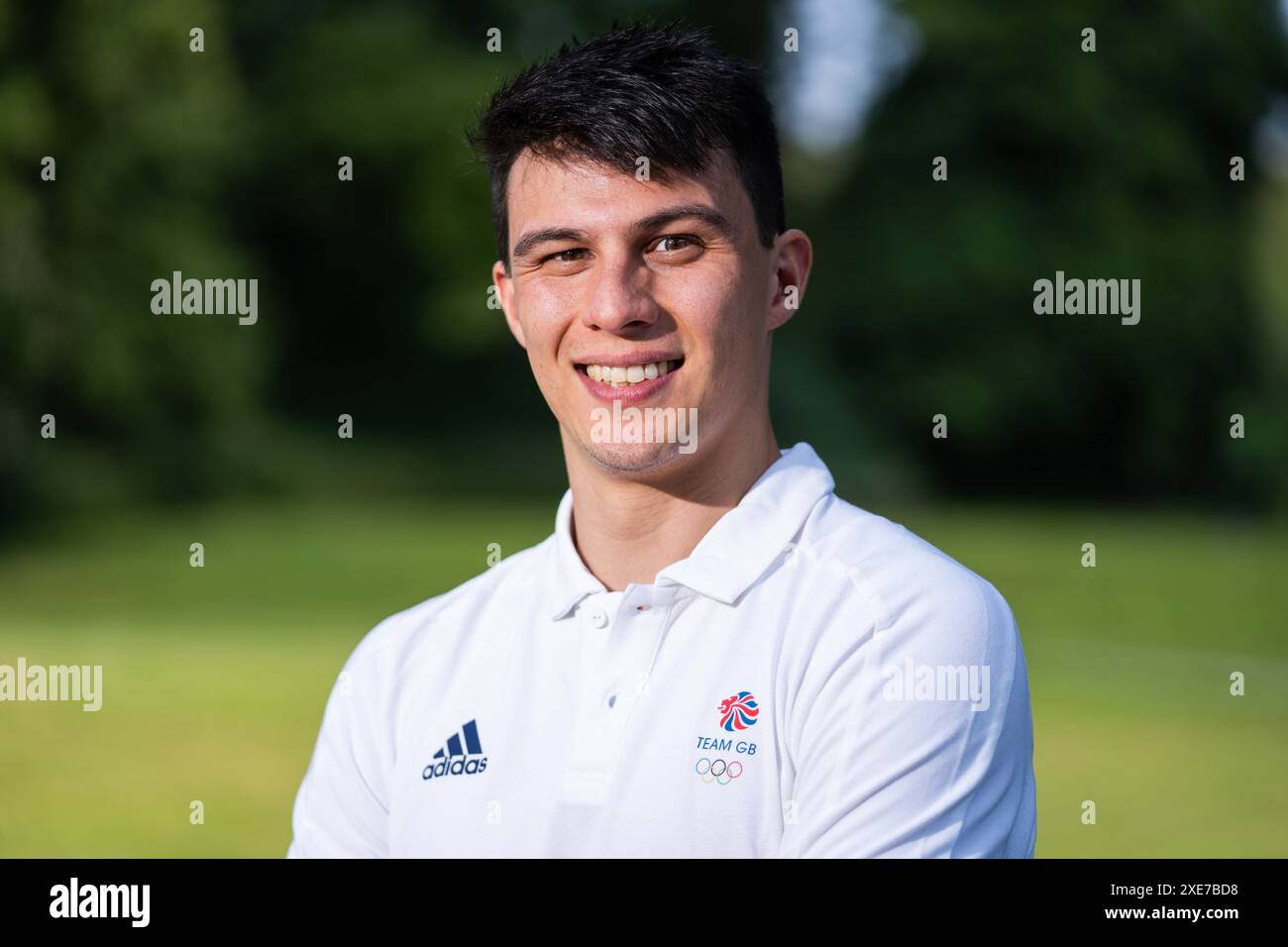 Team GB's Joe Choong during the Team GB Paris 2024 Modern Pentathlon ...