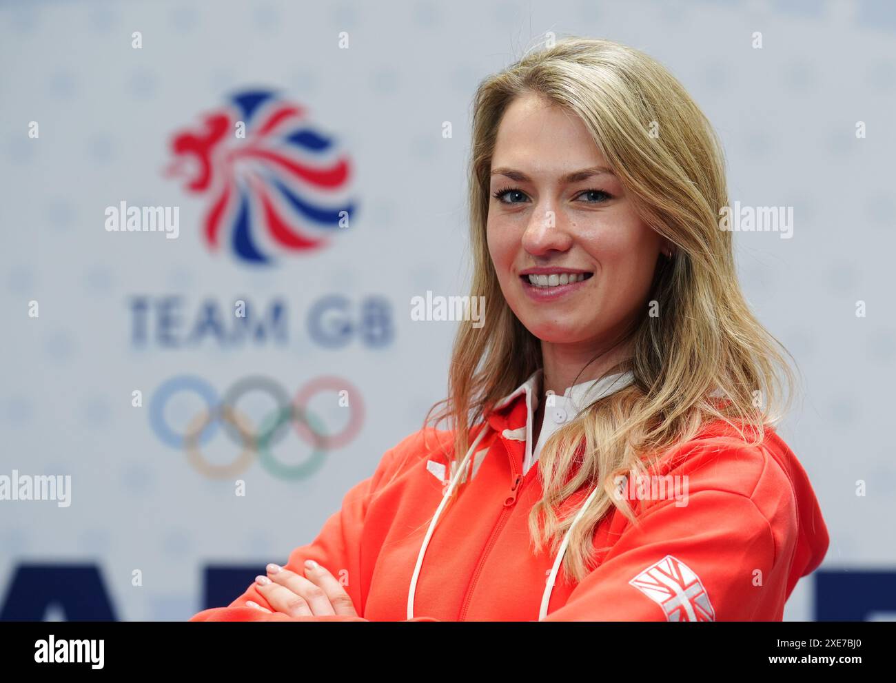 Charlotte Fry during a Team GB kitting out session for the Paris ...