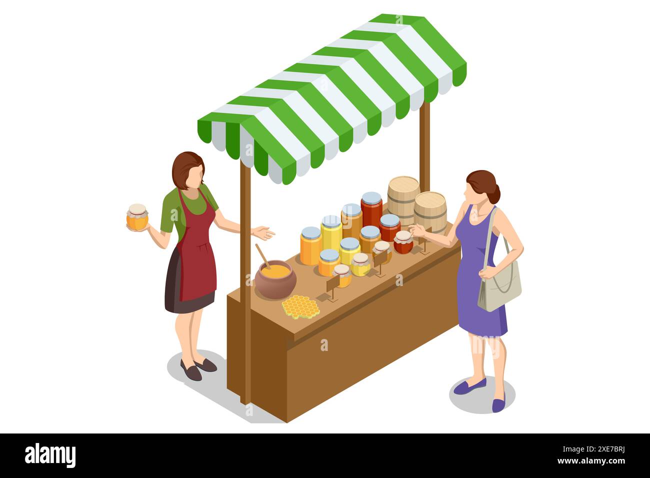 Locals eating Stock Vector Images - Alamy
