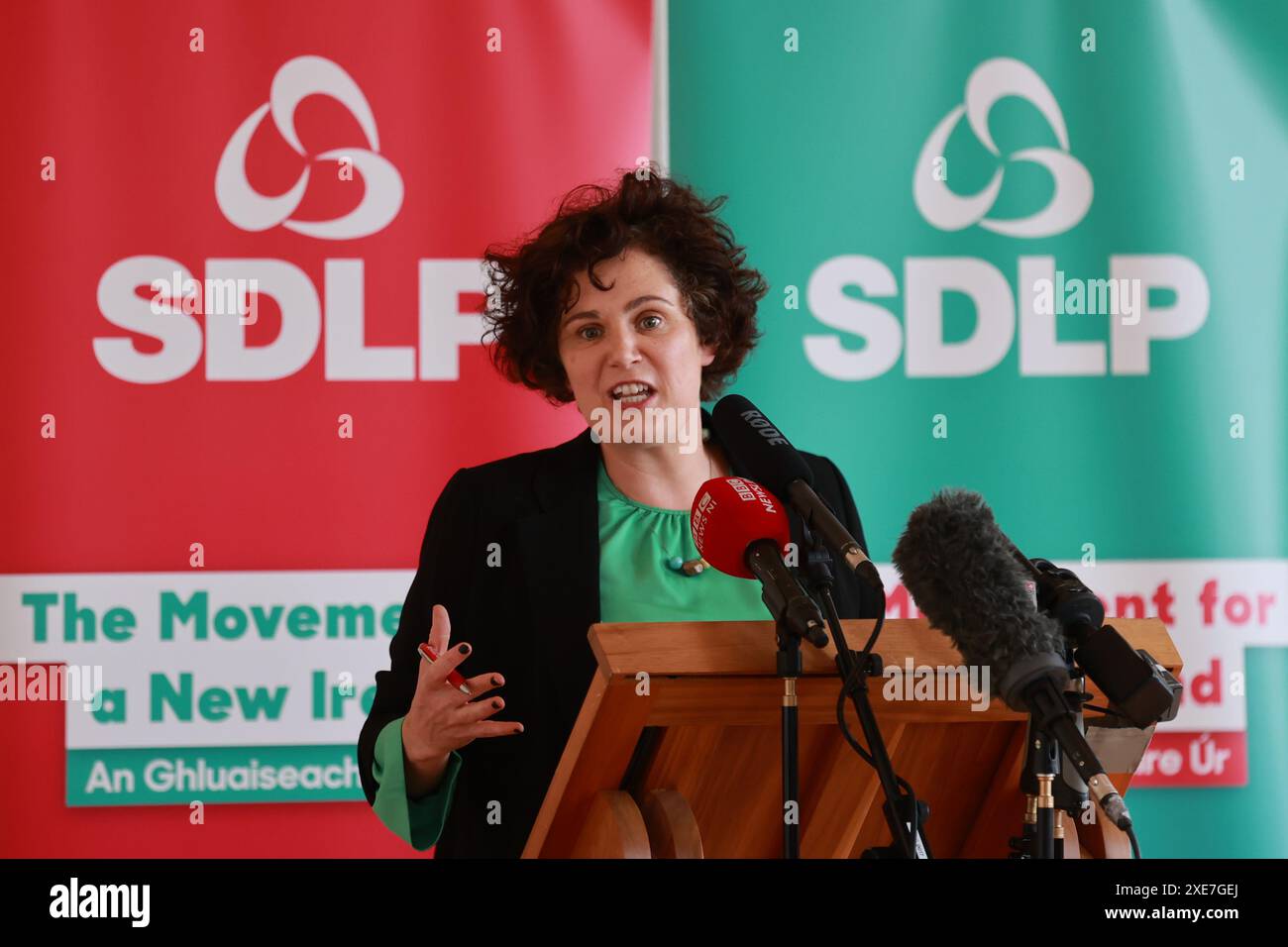 SDLP Westminster candidate for South Belfast Claire Hanna during SDLP ...