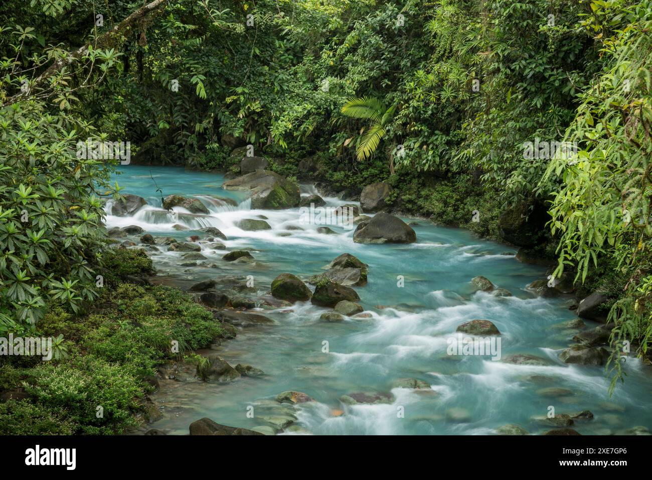 Rio Celeste, Parque Nacional Volcan Tenorio, Alajuela Province, Costa ...