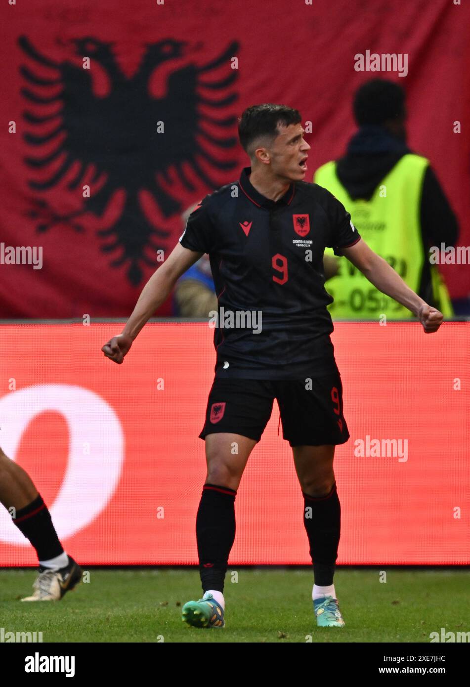 HAMBURG, GERMANY - JUNE 19: Jasir Asani during the UEFA EURO 2024 group ...