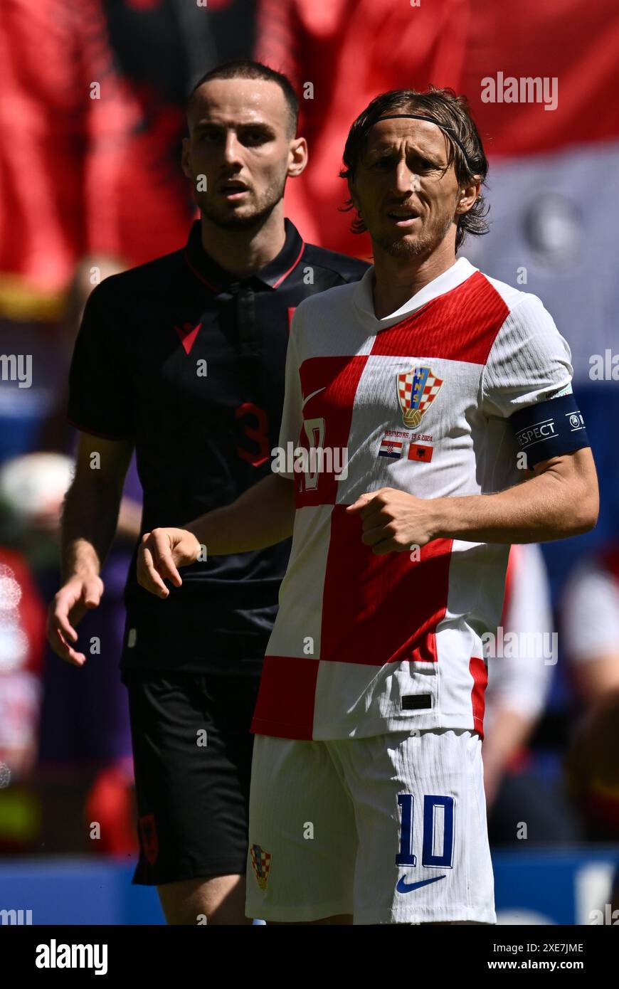 HAMBURG, GERMANY - JUNE 19: Luka Modric of Croatia during the UEFA EURO ...