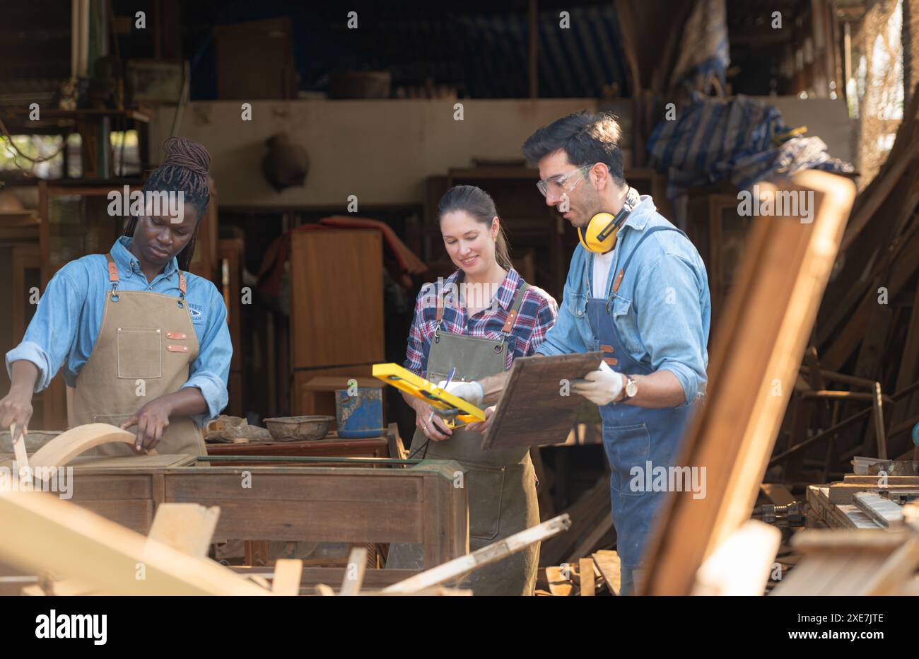 Interior of carpentry workshop hi-res stock photography and images - Alamy