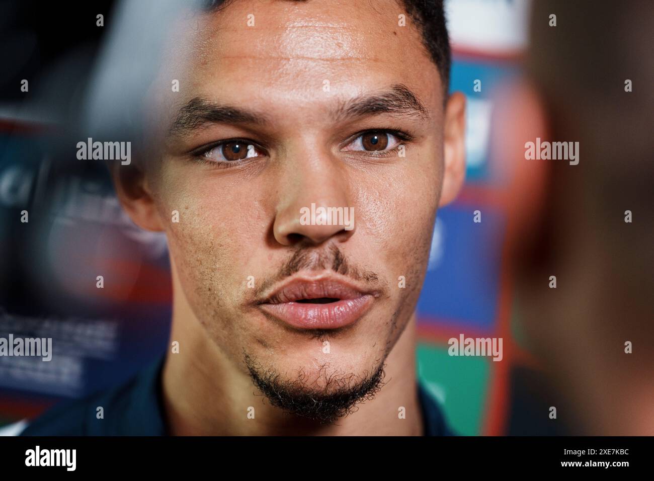 Freudenstadt, Tyskland. 26th June, 2024. Danish player Alexander Bah ...