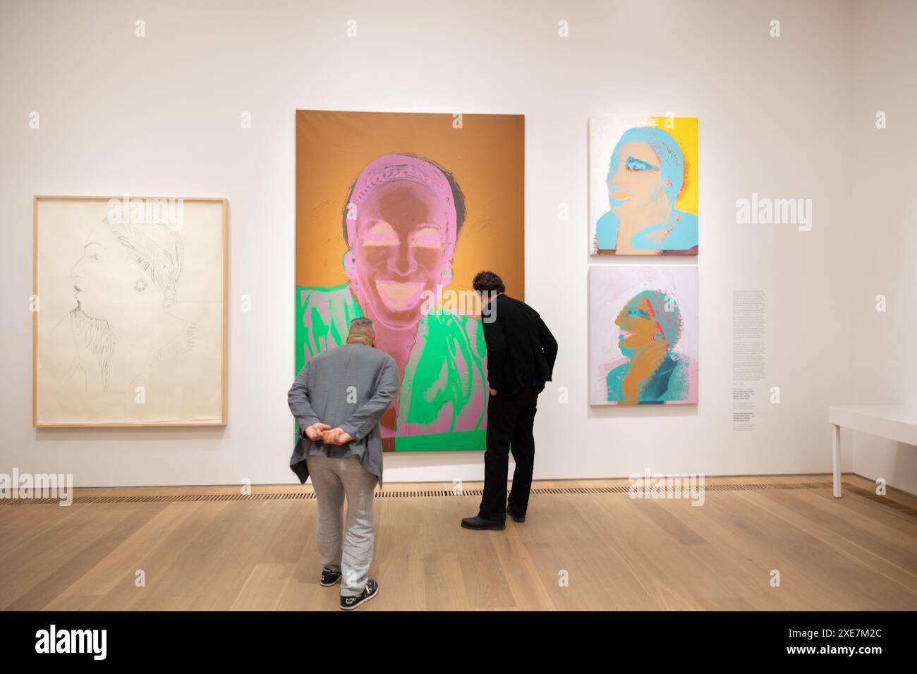 Preview of the exhibition Andy Warhol & Keith Haring. Party of Life at the Brandhaus Museum on ...