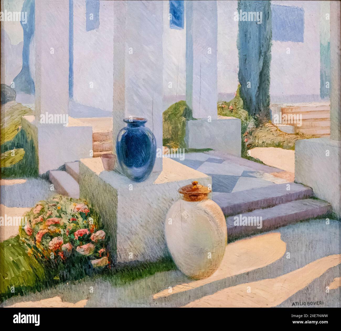 The blue pitcher Stock Photo - Alamy