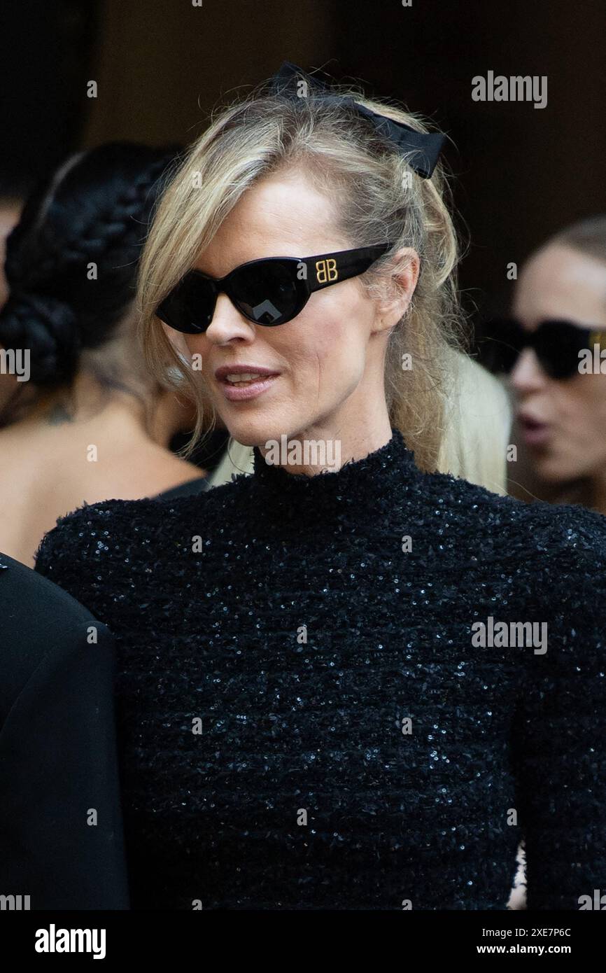 Paris, France. 26th June, 2024. Eva Herzigova attending the Balenciaga ...