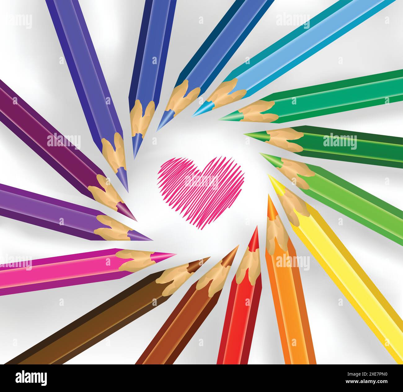 Red wooden heart in Stock Vector Images - Alamy