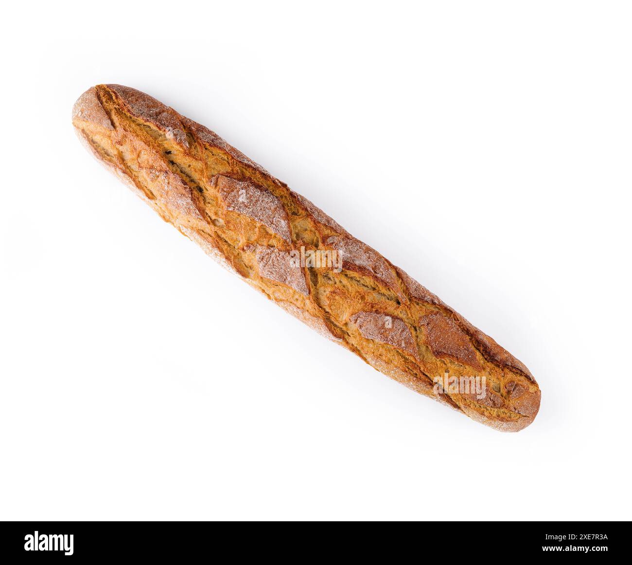 Traditional crusty white loaf Cut Out Stock Images & Pictures - Alamy