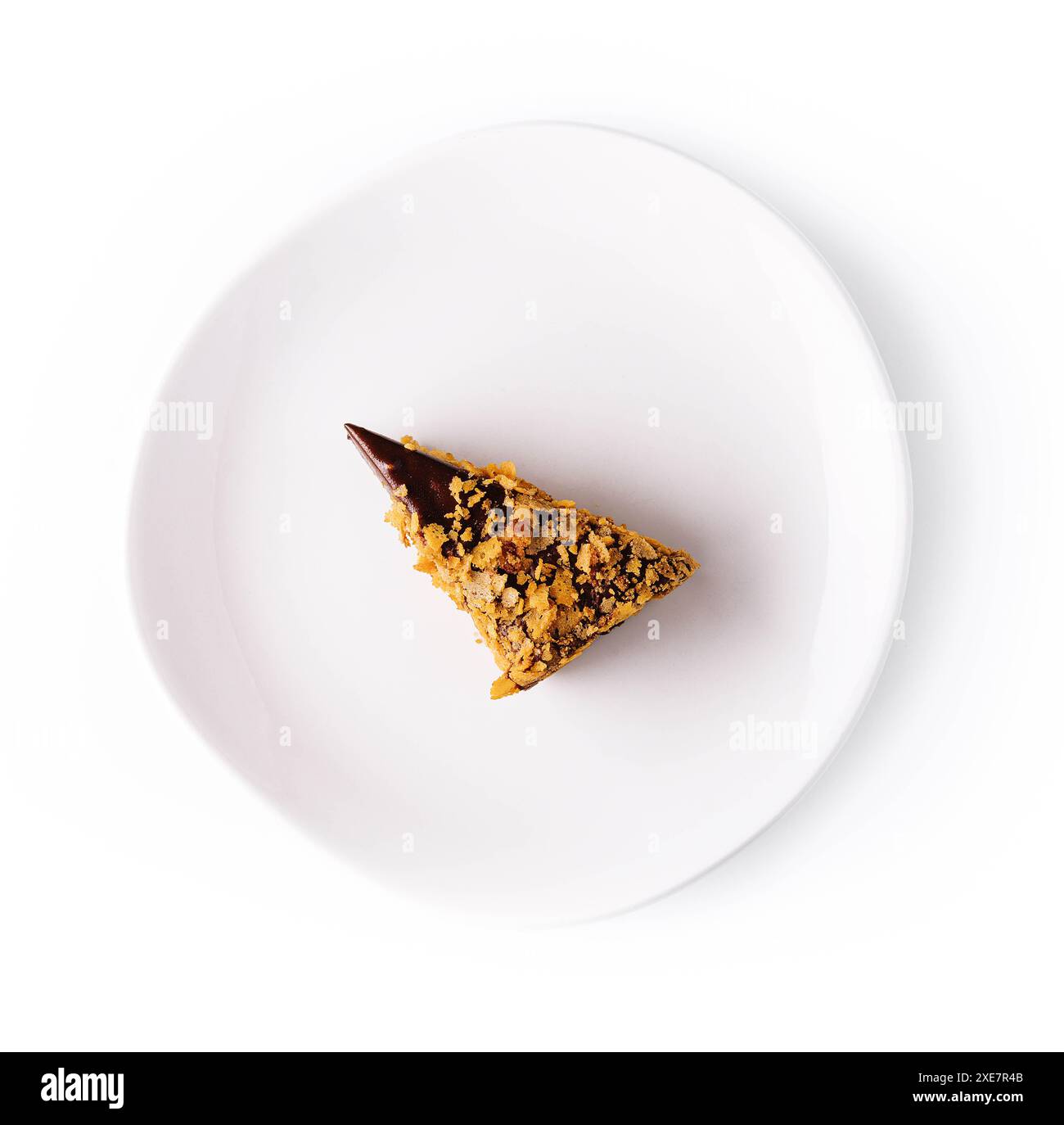 Top view creamy pie Cut Out Stock Images & Pictures - Alamy
