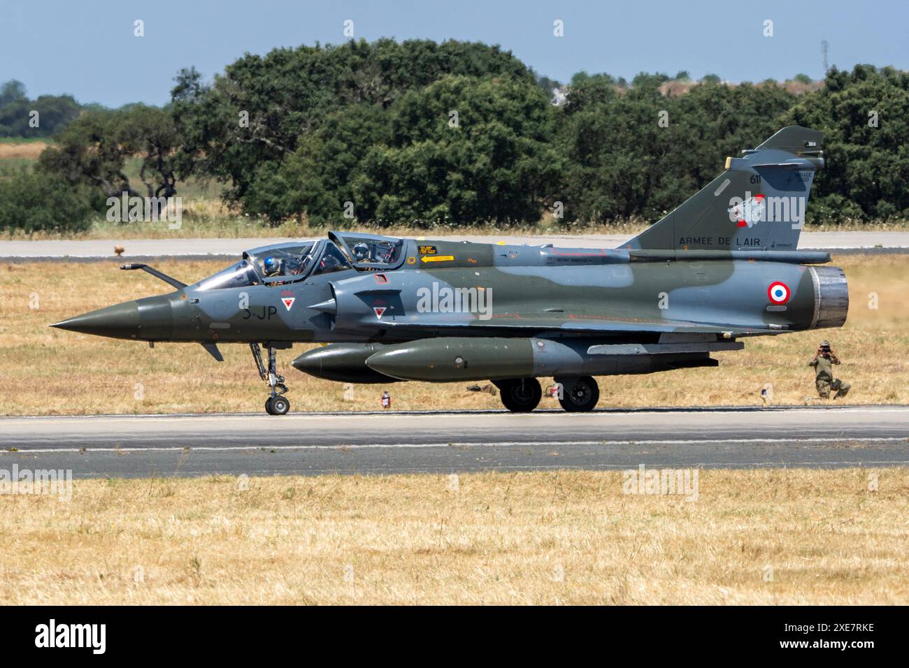 Mirage 2000D fighter plane at the Beja Air Show Stock Photo - Alamy