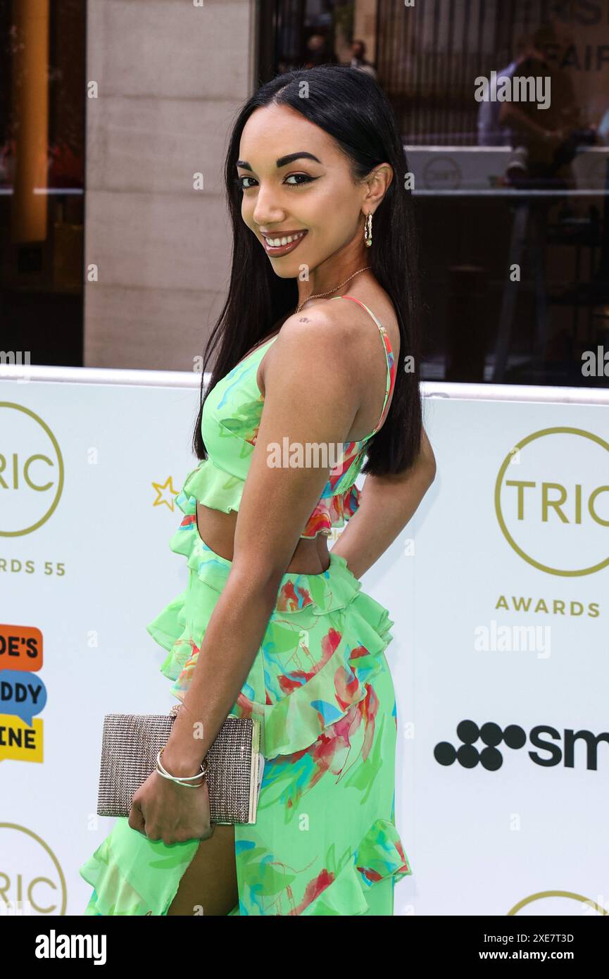 Michelle Tsiakkas attends the TRICS Awards 2024 at Grosvenor House in ...
