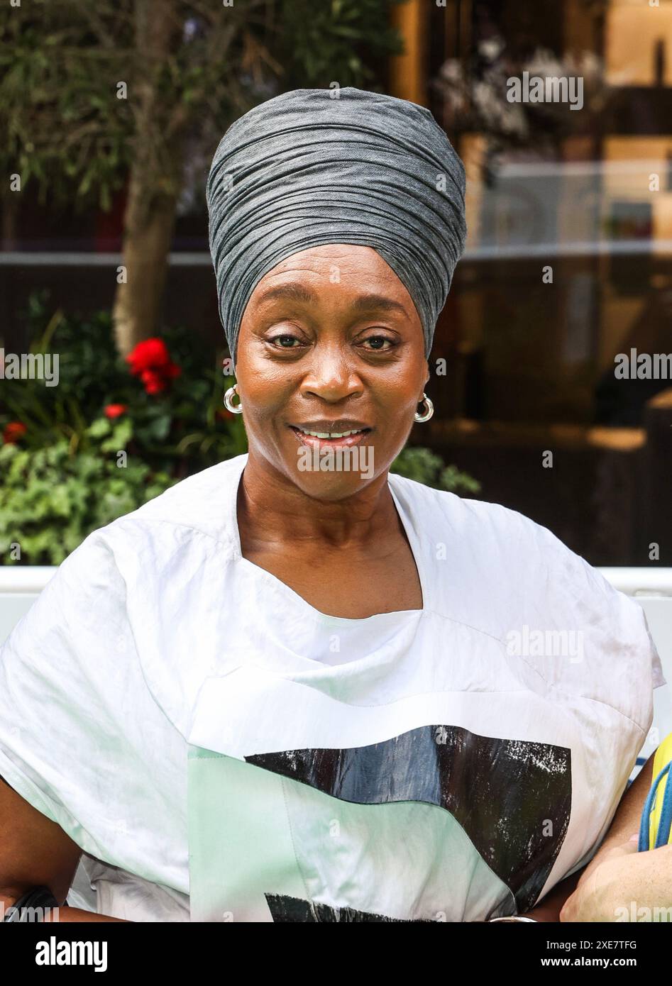 Angela Wynter attends the TRICS Awards 2024 at Grosvenor House in ...