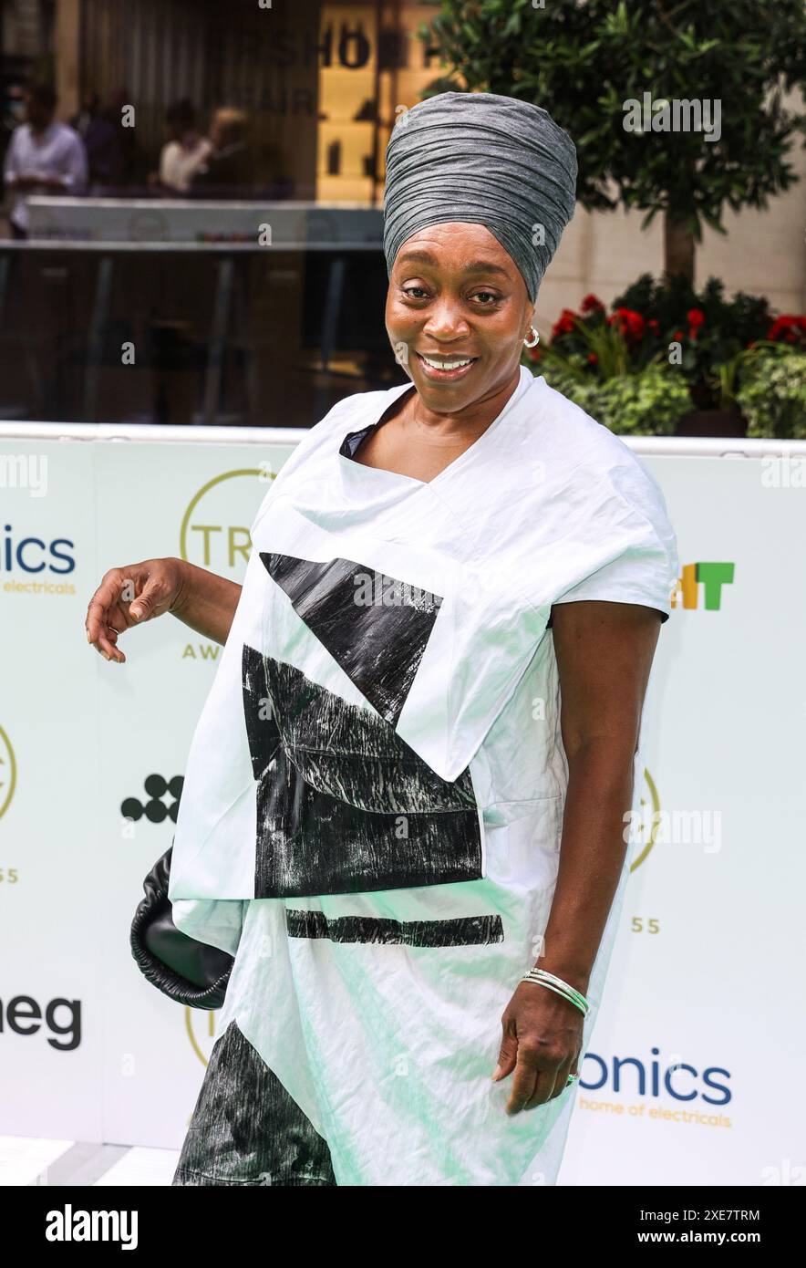 Angela Wynter attends the TRICS Awards 2024 at Grosvenor House in ...