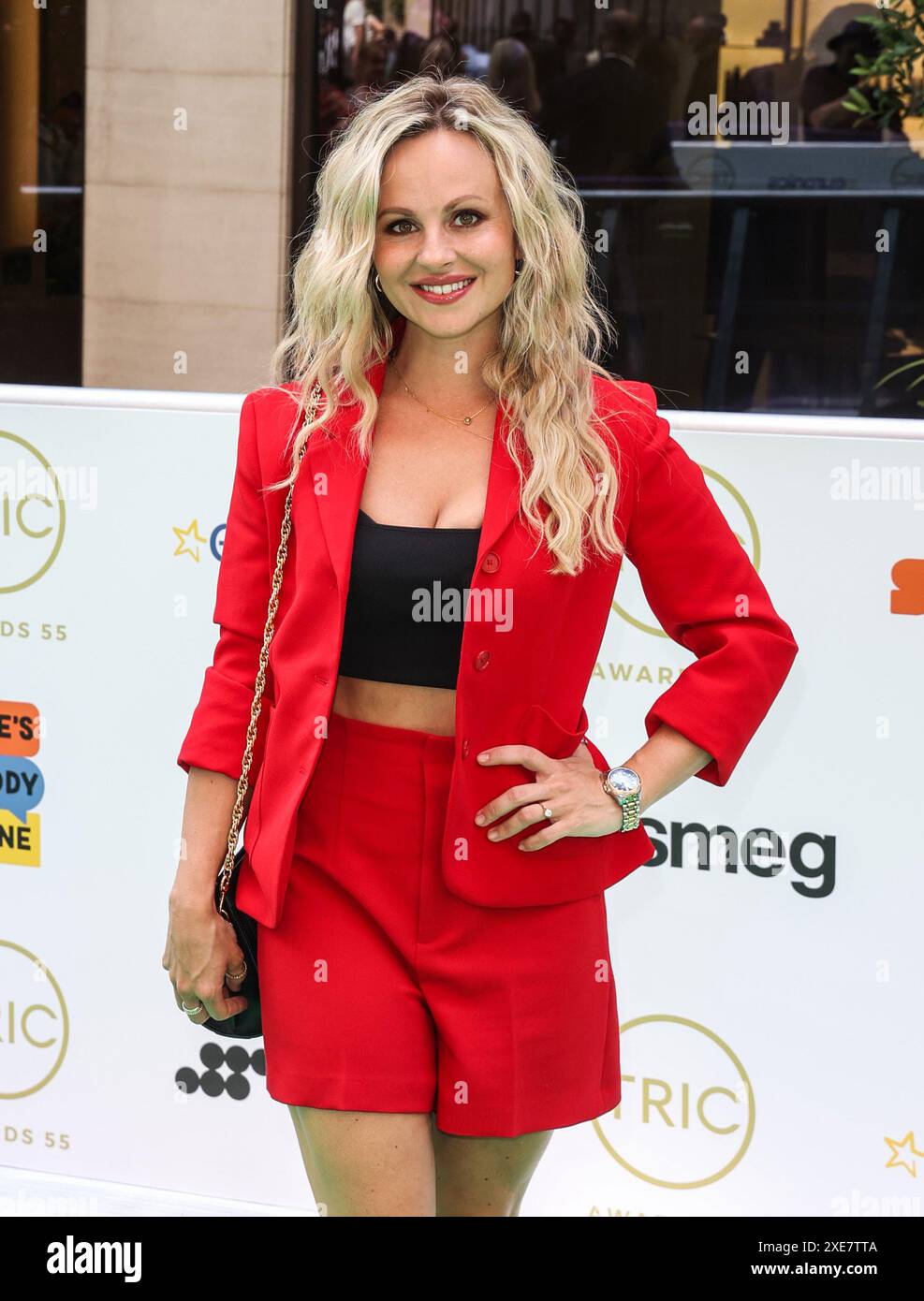 Tina O'Brien attends the TRICS Awards 2024 at Grosvenor House in London ...