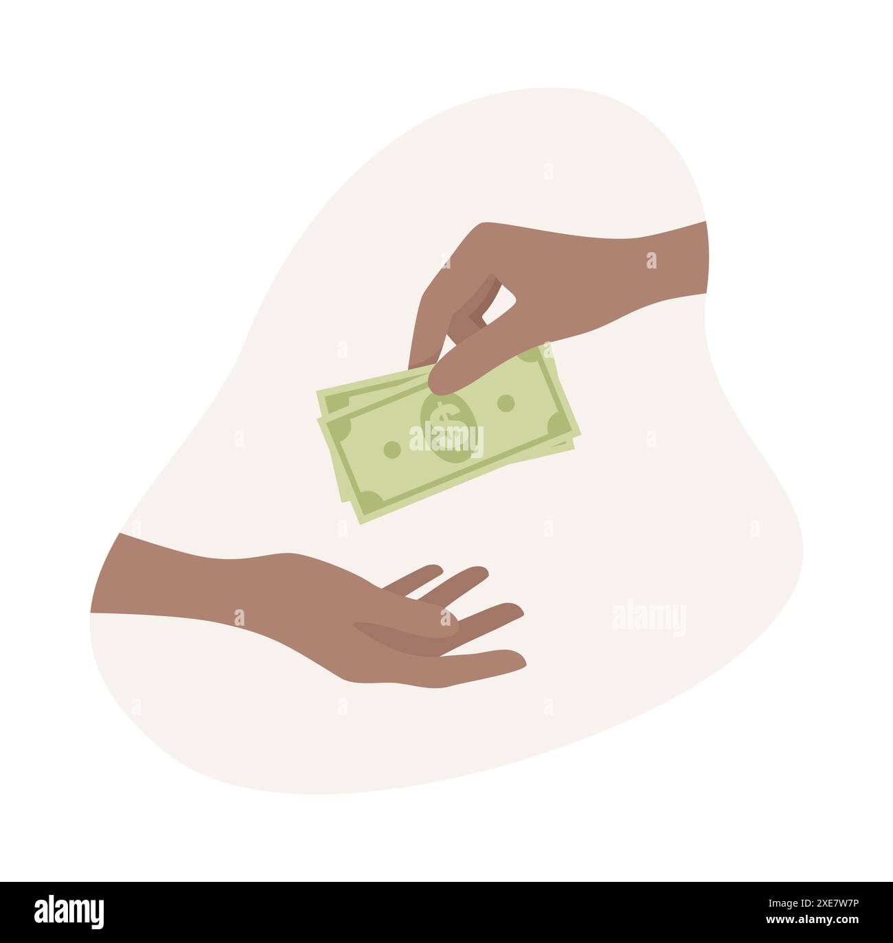 American dollar banknotes in Stock Vector Images - Alamy