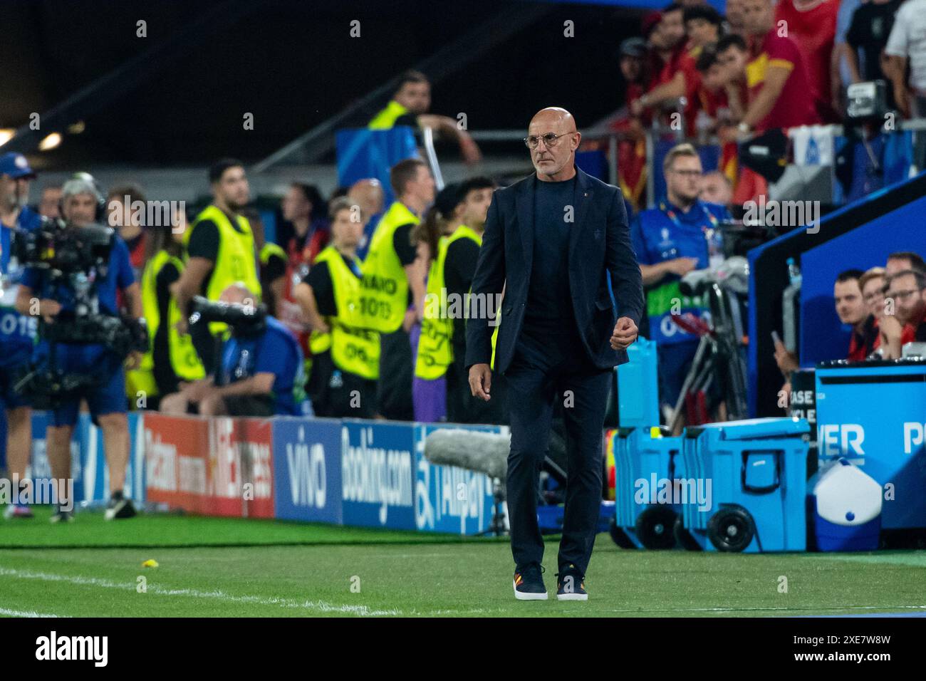 Luis de la Fuente (Spanien, Trainer), GER, Albania (ALB) vs Spain (ESP ...