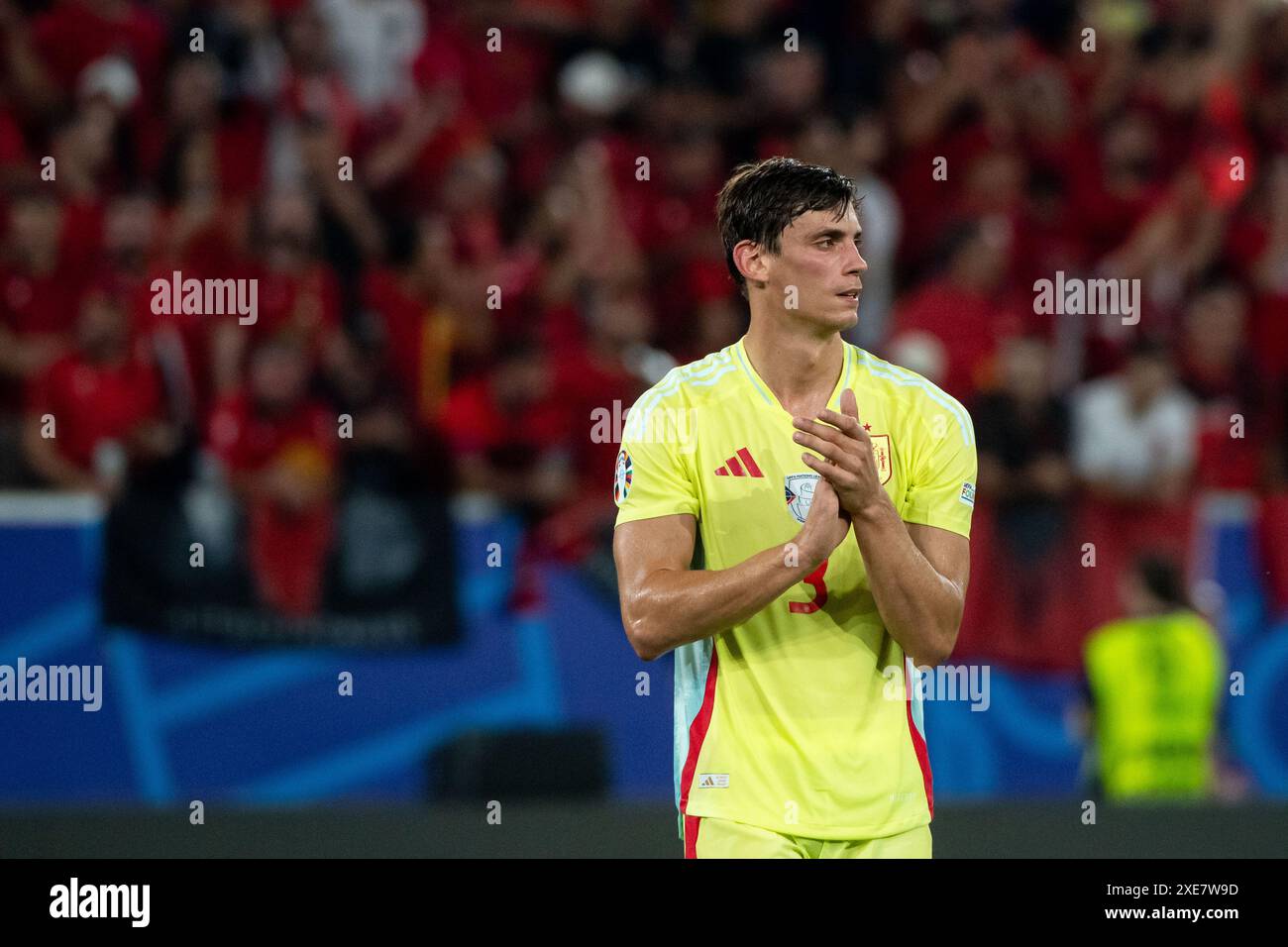 Robin Aime Le Normand (Spanien, #03) freut sich, GER, Albania (ALB) vs ...