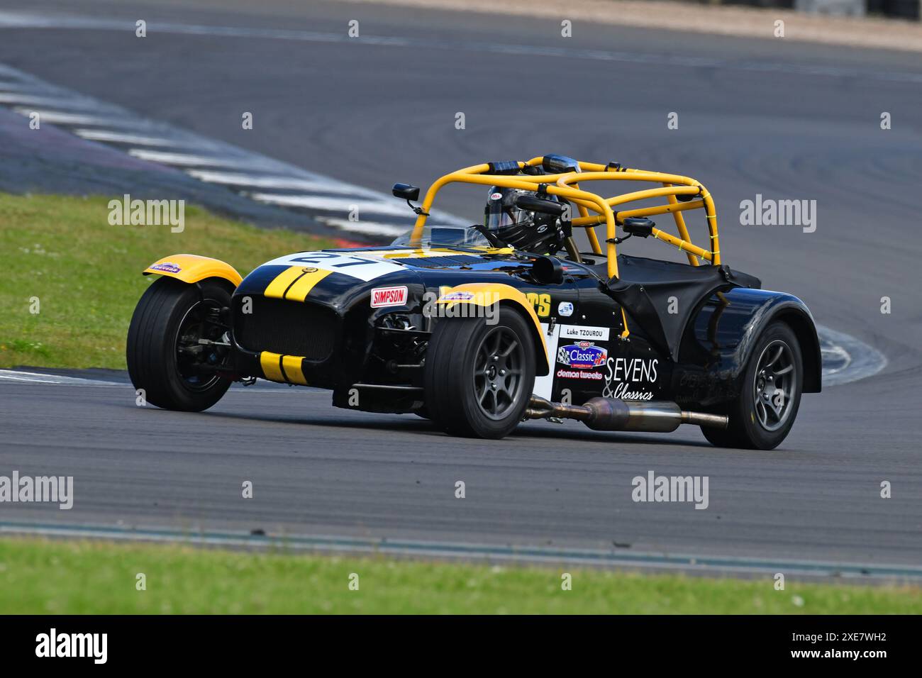 Luke Tzourou, Caterham 7 Supersport, Verum Builders Open and Gold Arts ...
