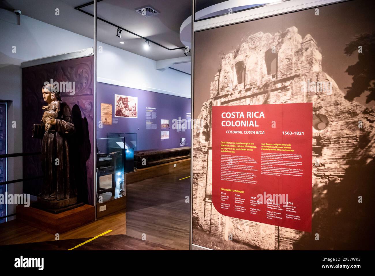 Room dedicated to the Colonial history of the country, National Museum ...