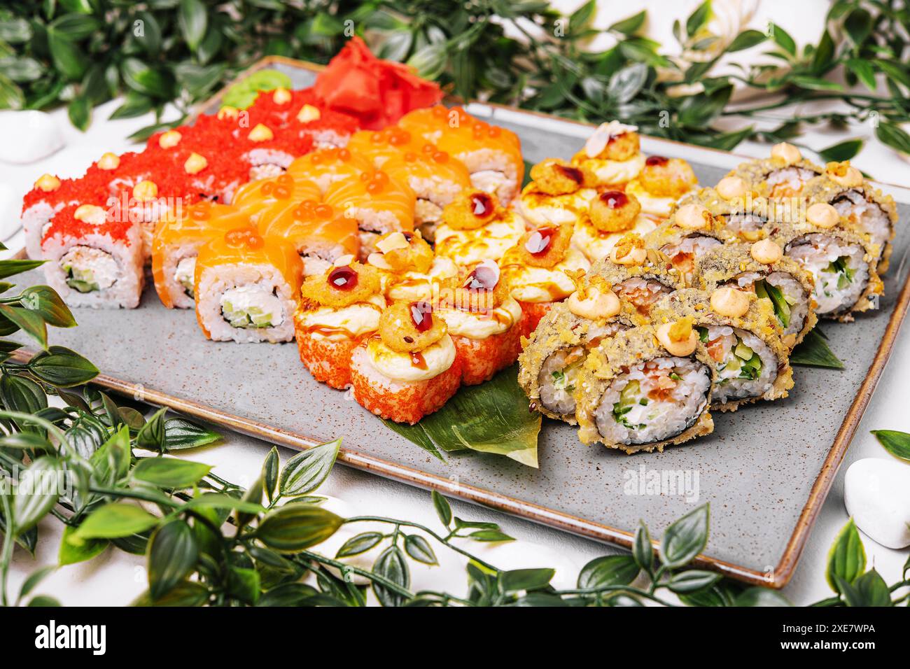 Different japanese rolls hi-res stock photography and images - Alamy