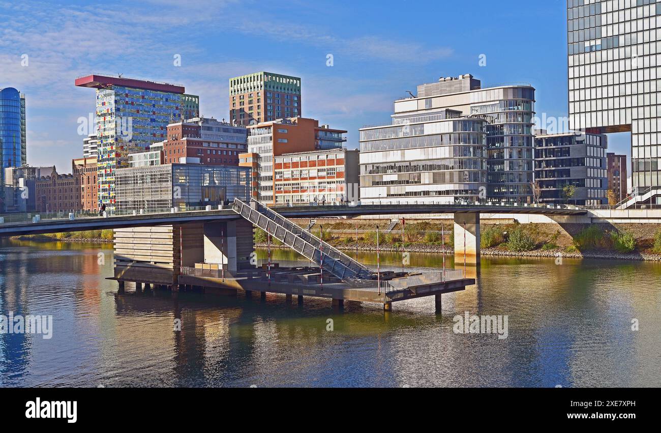 Medienhafen, harbor, Duesseldorf, NRW, Germany Stock Photo - Alamy