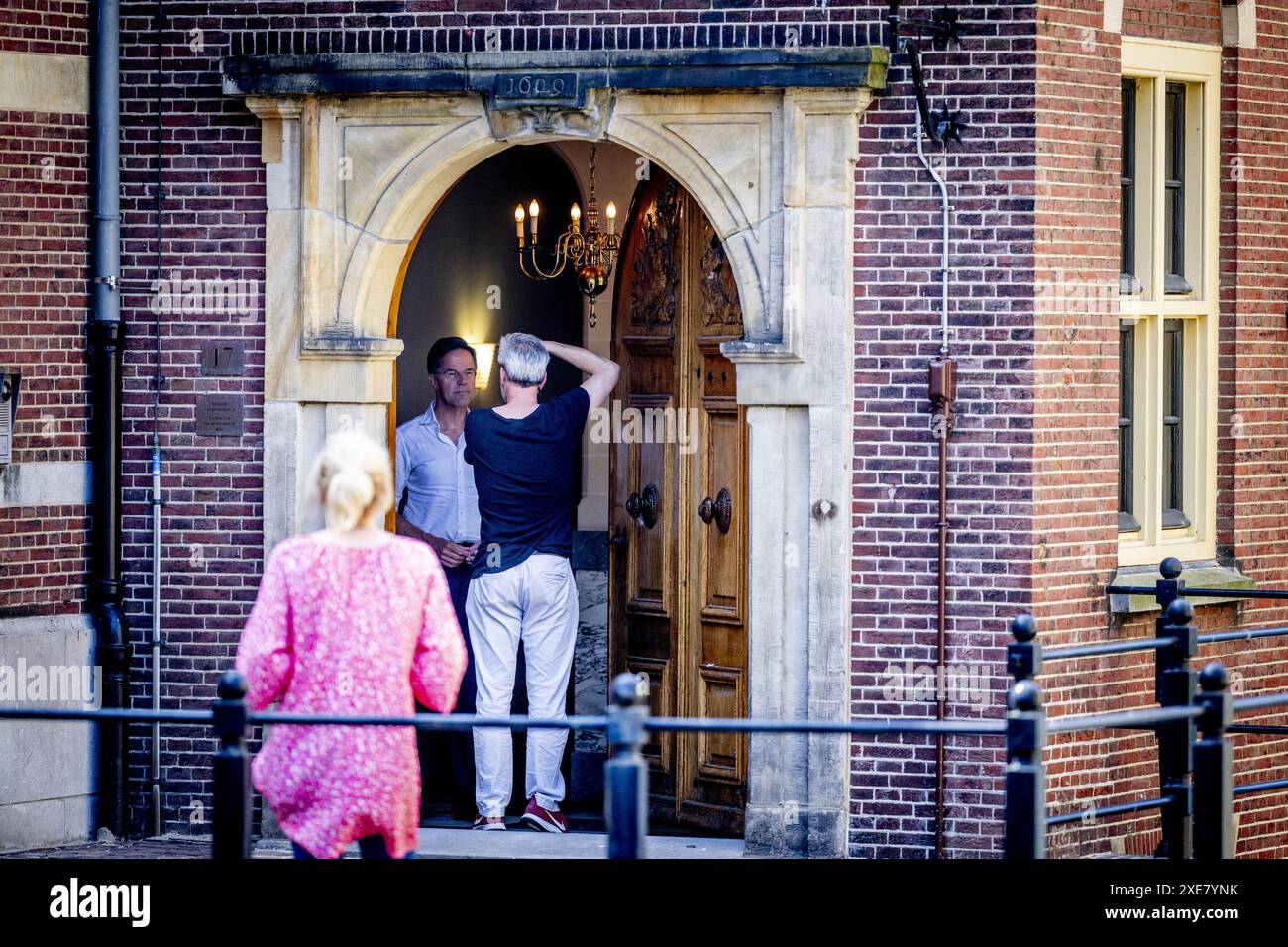 THE HAGUE - 26/06/2024, Outgoing Prime Minister Mark Rutte leaves the ...