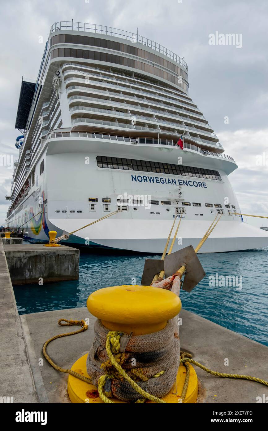 Island Unveiled: Norwegian Encore Docks in Tortola, Inviting Passengers ...