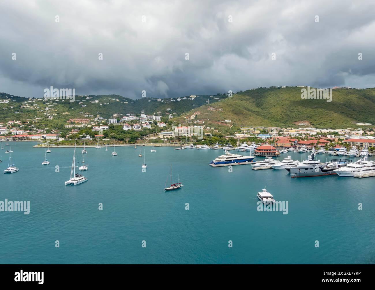 Seaside Serenity: Charlotte Amalie's Bustling Port Welcomes Small Boats ...