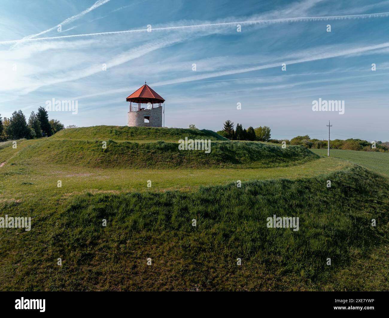 Istvan Hill lookout tower in Bogote town, Hungary. Amazing lookout for ...
