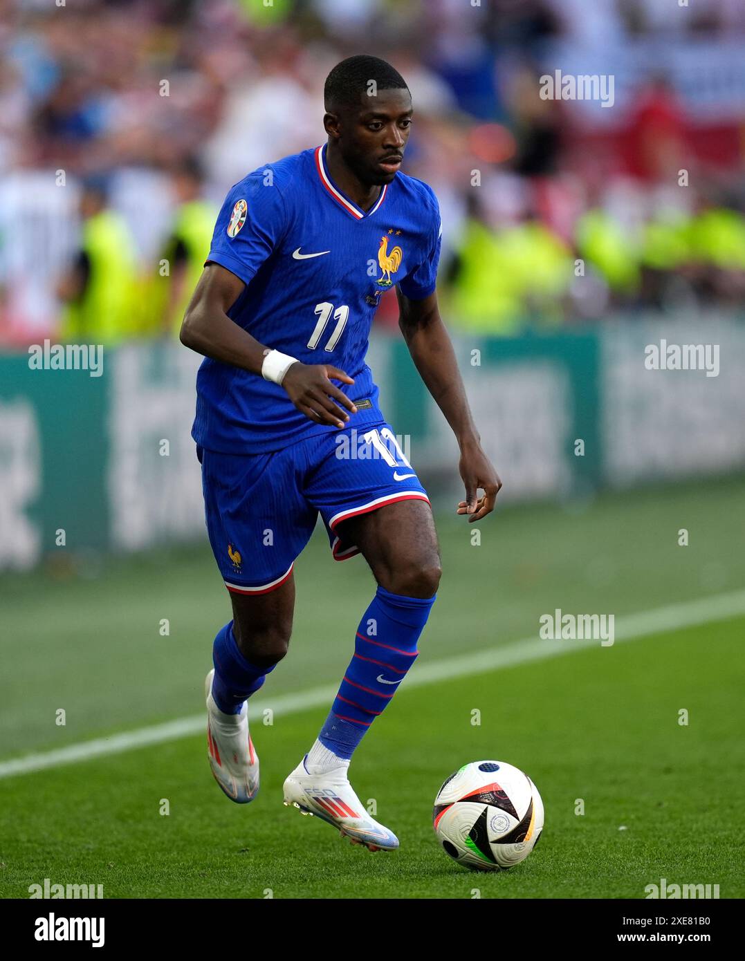 France's Ousmane Dembele during the UEFA Euro 2024 Group D match at the ...