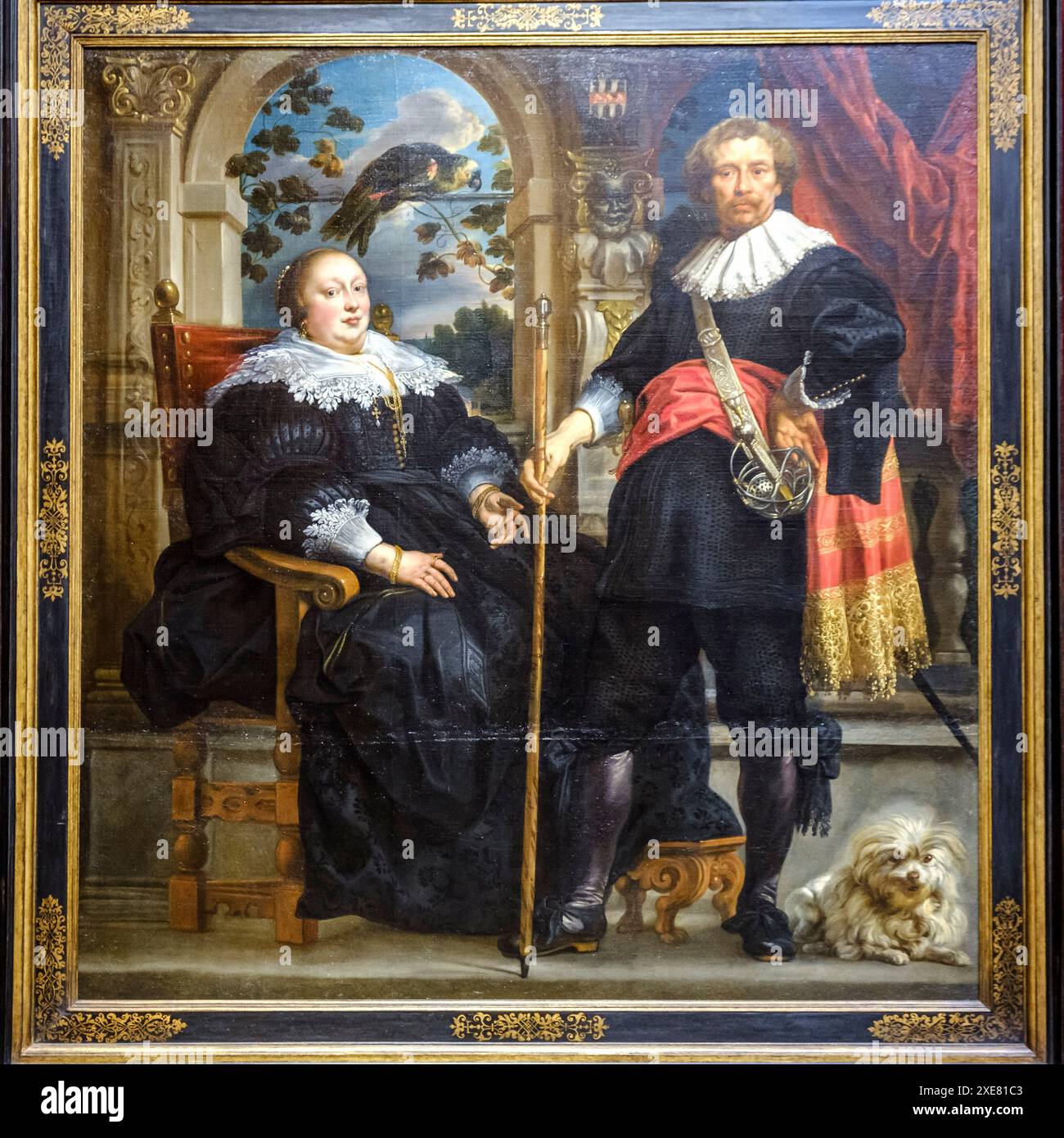 Portrait of cornelis van diest and his wife hi-res stock photography ...