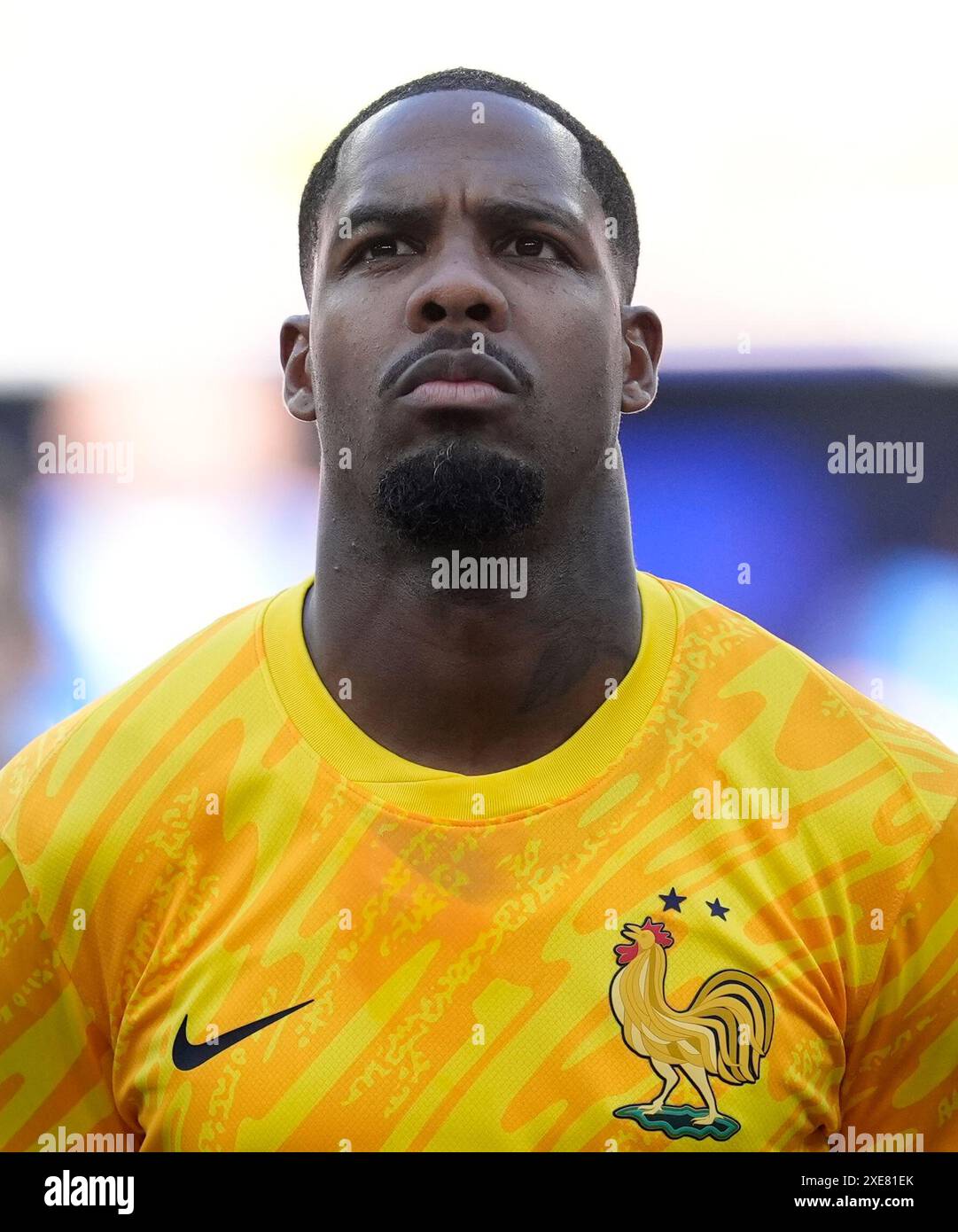 France goalkeeper Mike Maignan ahead of the UEFA Euro 2024 Group D ...