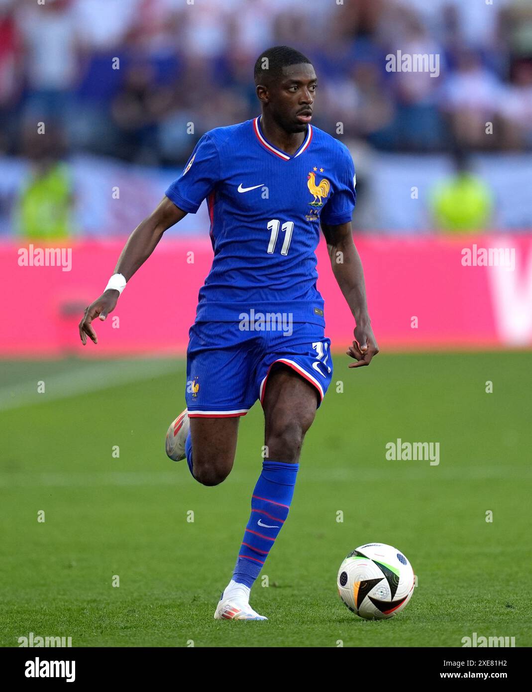 France's Ousmane Dembele during the UEFA Euro 2024 Group D match at the ...