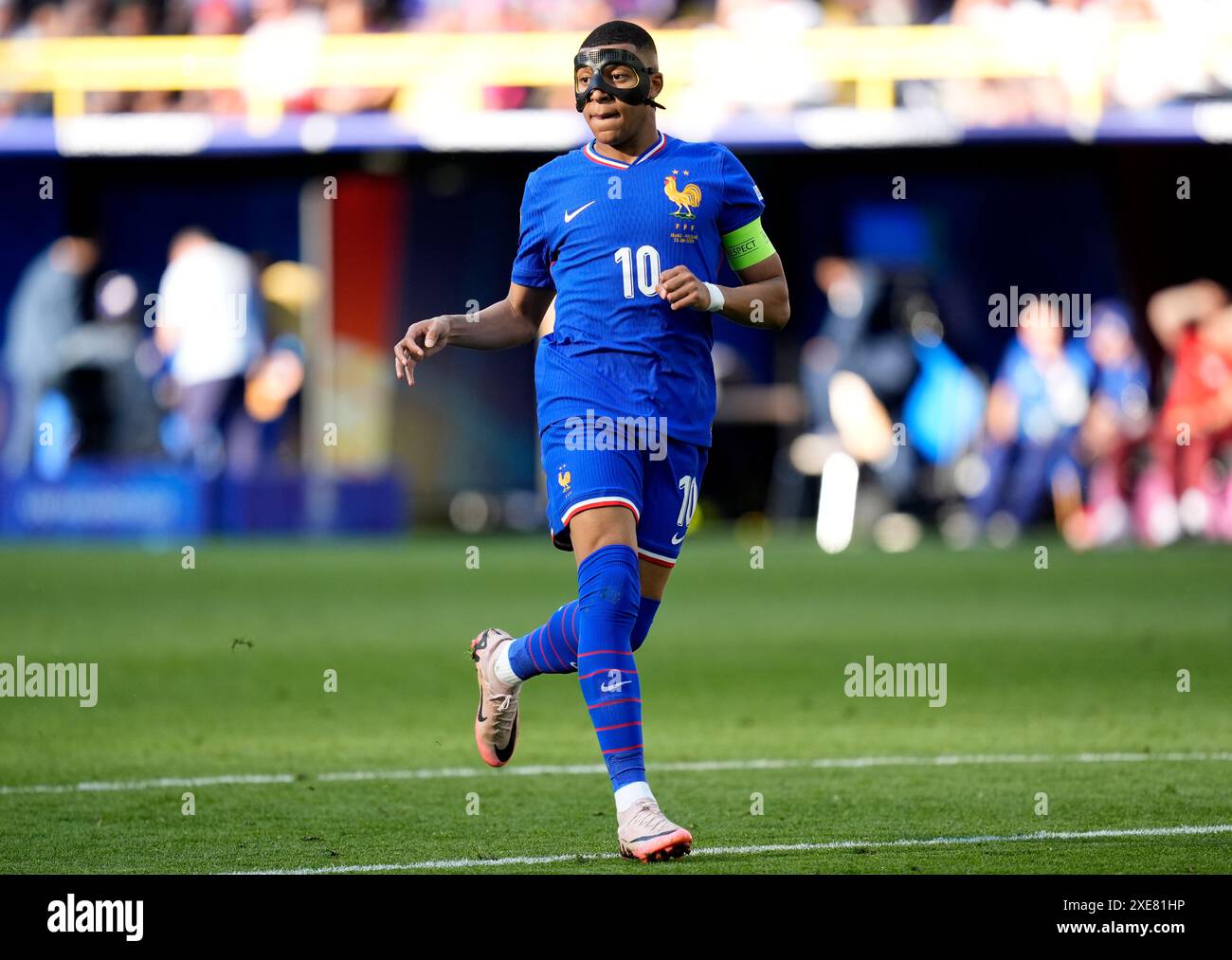 France's Kylian Mbappe during the UEFA Euro 2024 Group D match at the ...